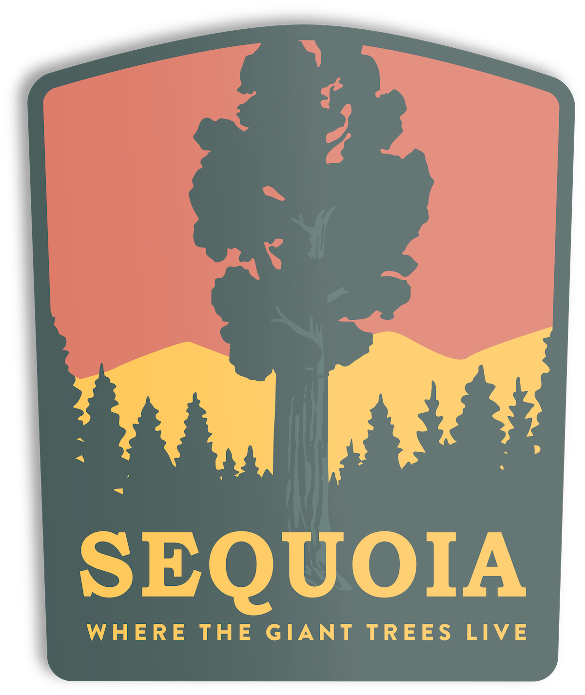 Sequoia National Park Sticker – The Landmark Project