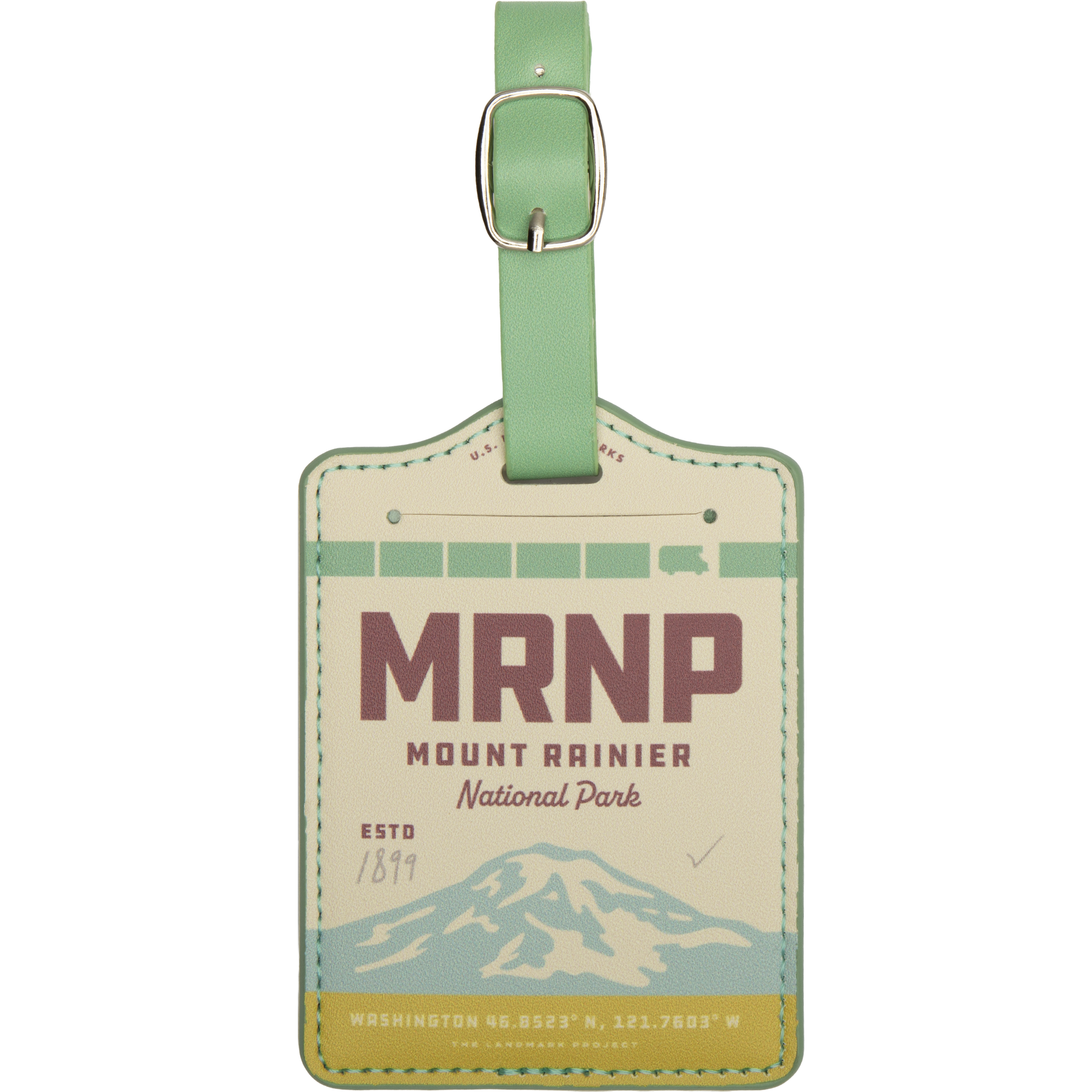 Mount Rainier Gear Tag – The Landmark Project