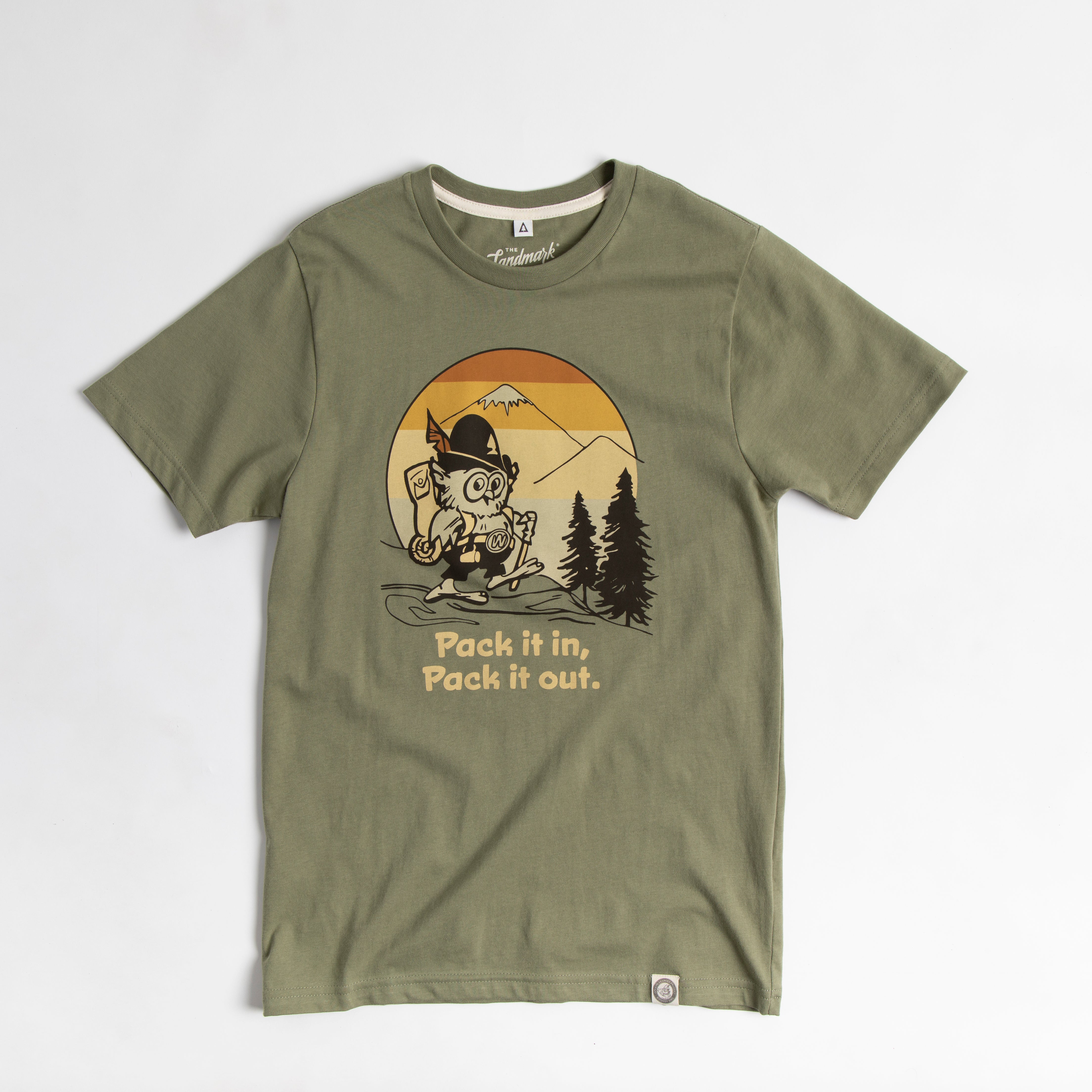 Pack It In, Pack It Out Unisex Short Sleeve Tee – The Landmark Project