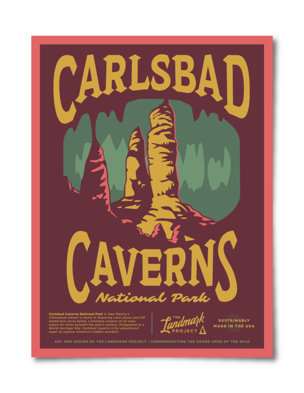 Carlsbad Caverns National Park Poster – The Landmark Project