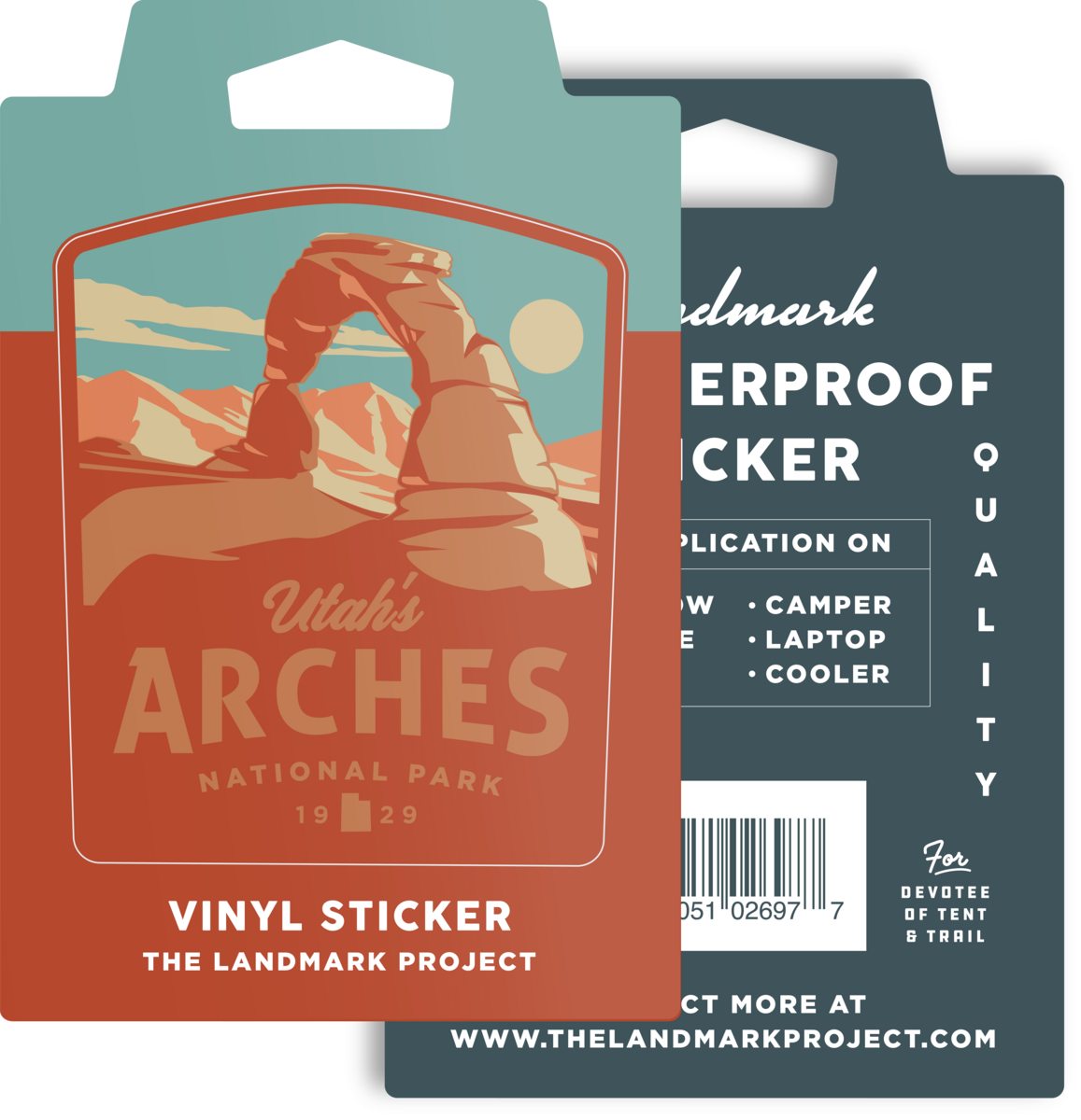 Arches National Park Sticker – The Landmark Project