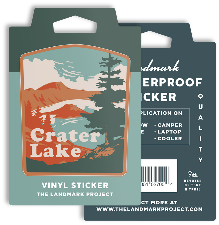 Crater Lake National Park Sticker – The Landmark Project