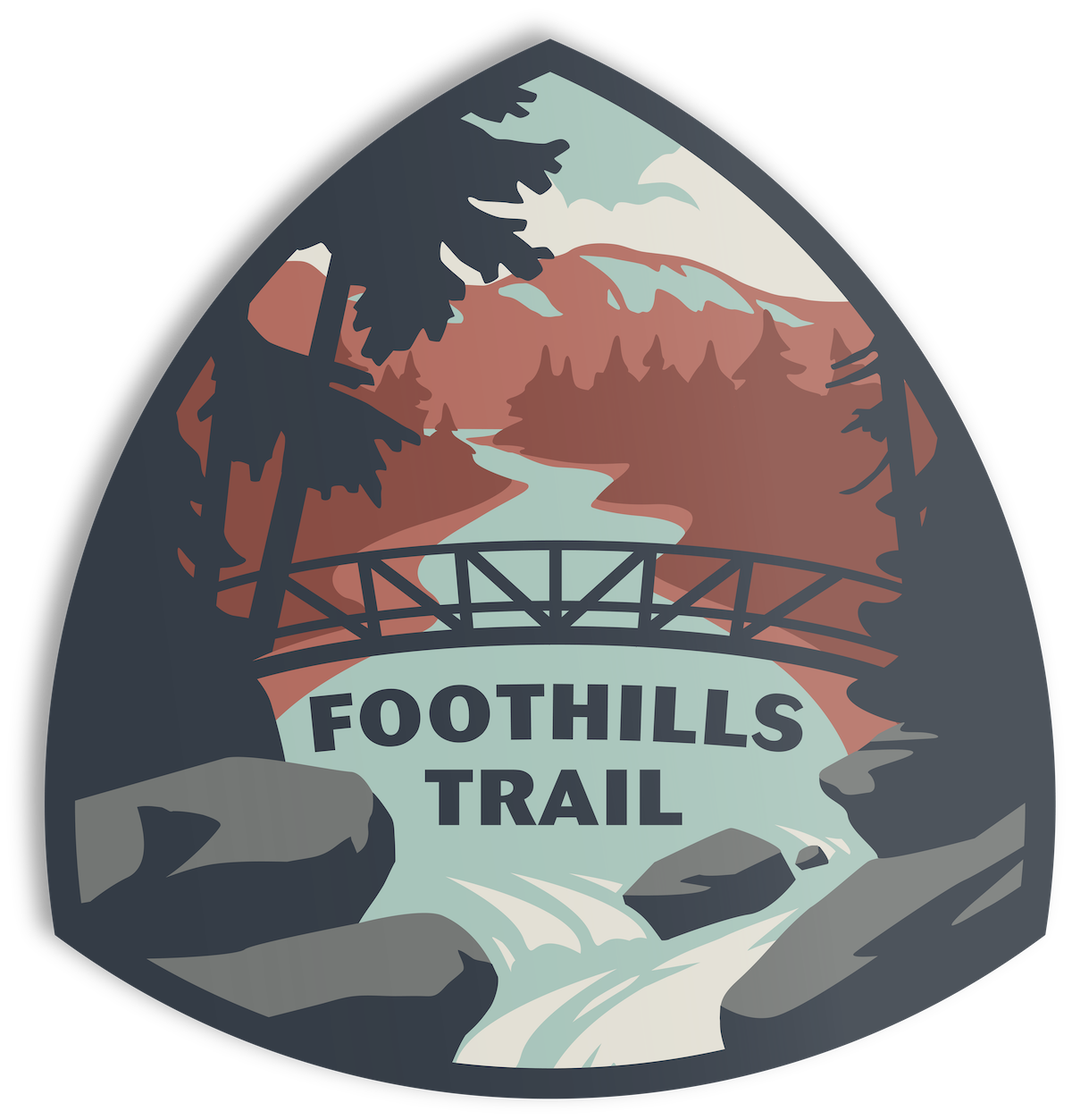 Foothills Trail Sticker – The Landmark Project