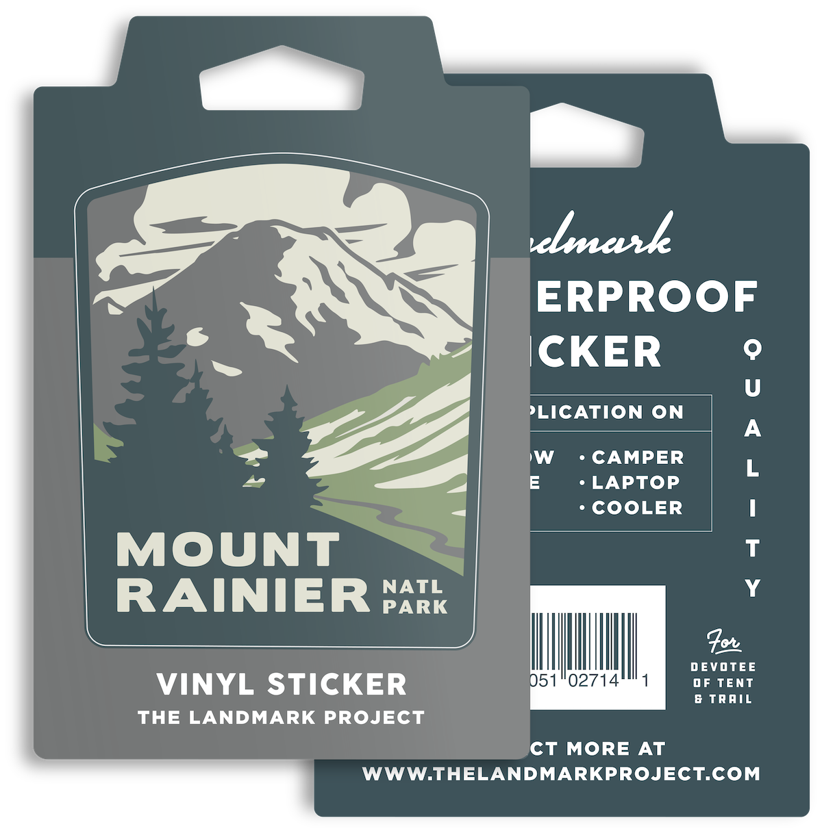 Mount Rainier National Park Sticker – The Landmark Project