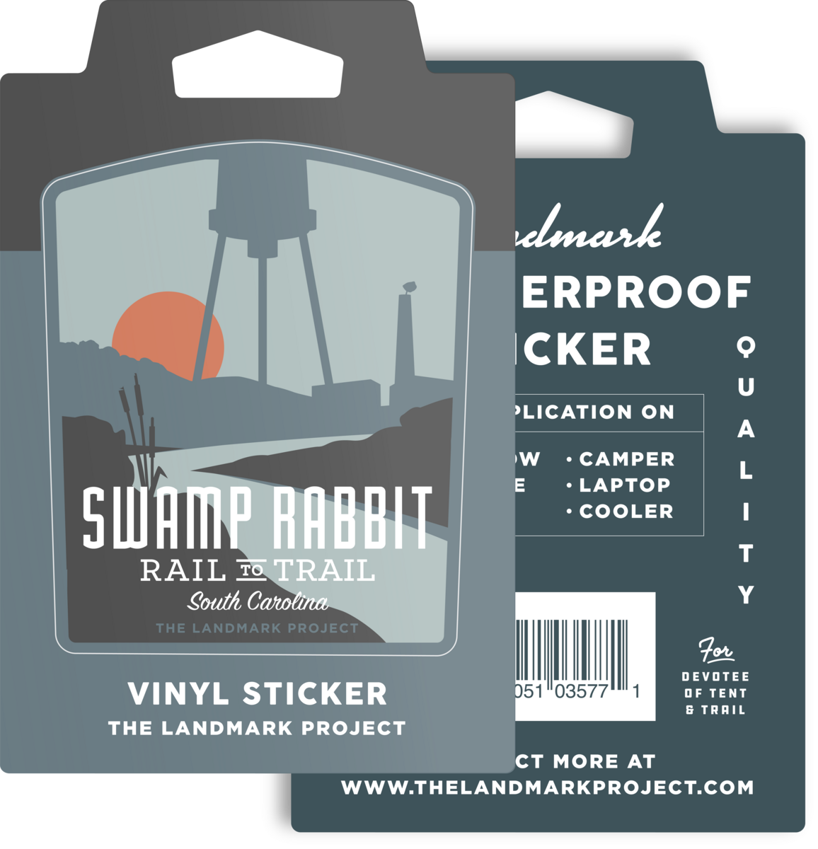 Swamp Rabbit Trail Sticker – The Landmark Project
