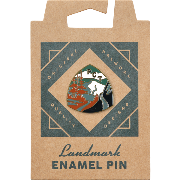 Pacific Crest Trail Enamel Pin – The Landmark Project