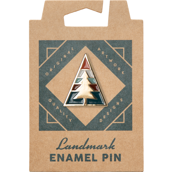 Ponderosa Pine Enamel Pin – The Landmark Project