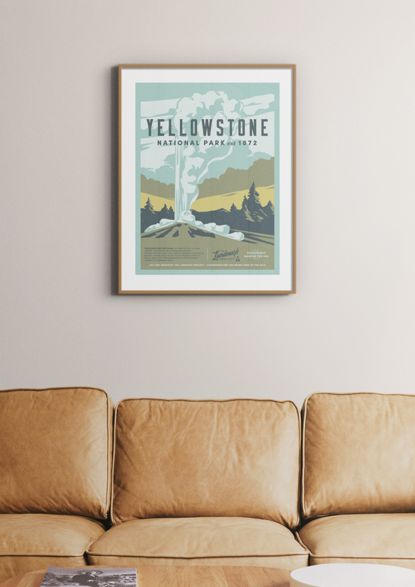 Yellowstone National Park Poster – The Landmark Project