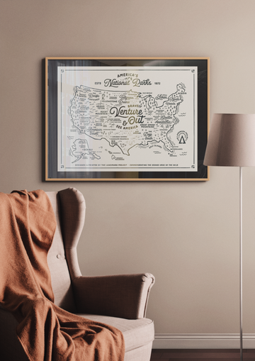 NPS Map Poster – The Landmark Project