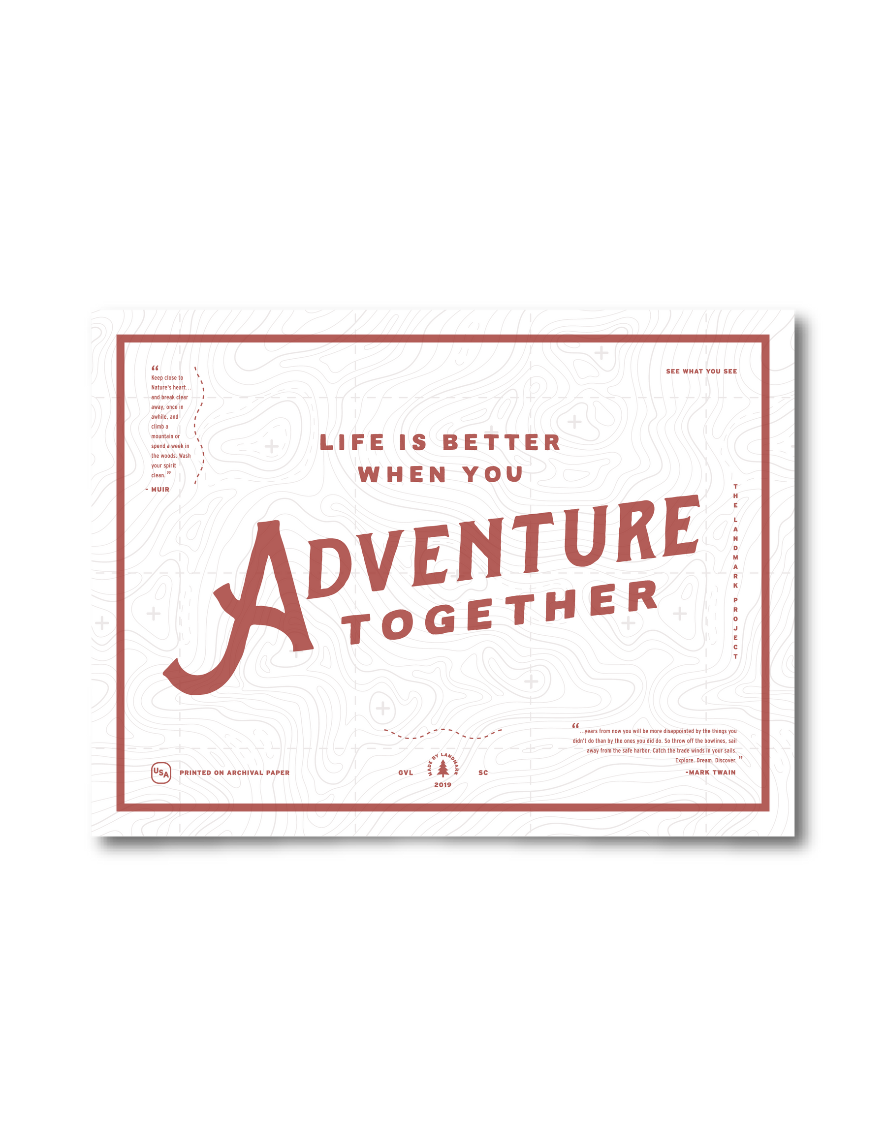 Adventure Together Poster – The Landmark Project