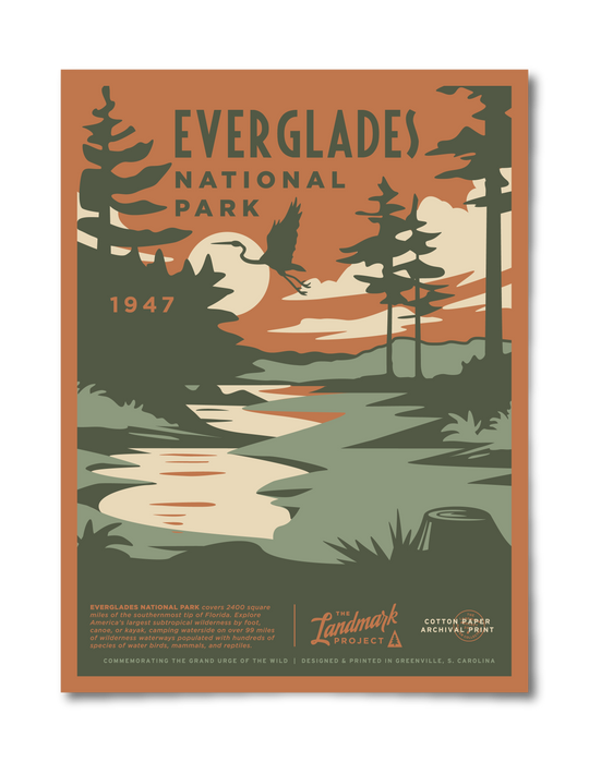 Everglades National Park Poster – The Landmark Project