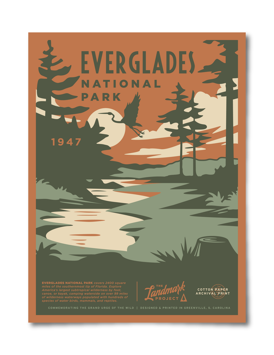 Everglades National Park Poster – The Landmark Project