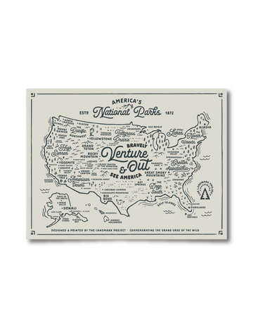 NPS Map Poster – The Landmark Project