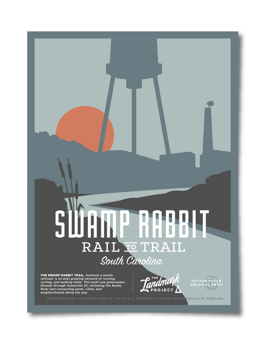 Swamp Rabbit Trail Poster – The Landmark Project