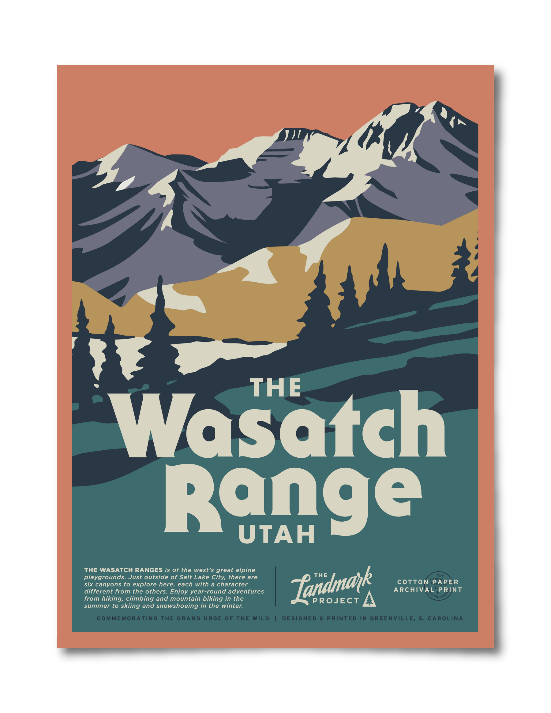 Wasatch Range Poster – The Landmark Project