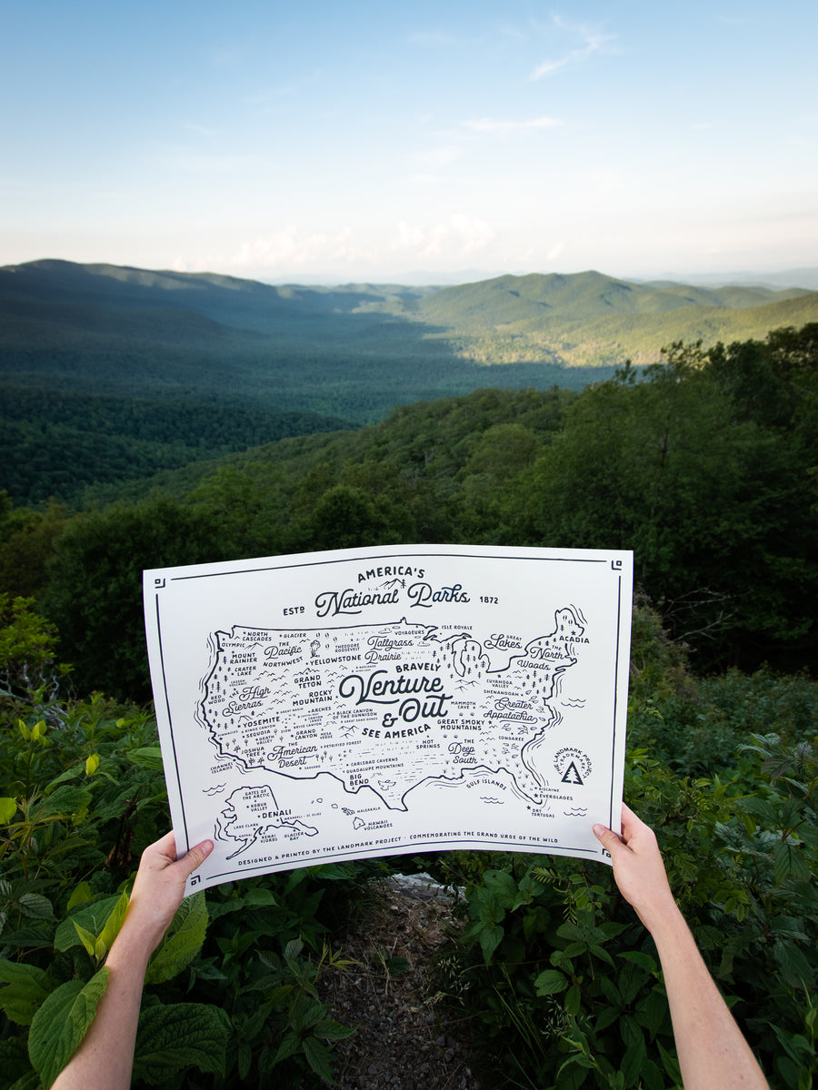 NPS Map Poster – The Landmark Project