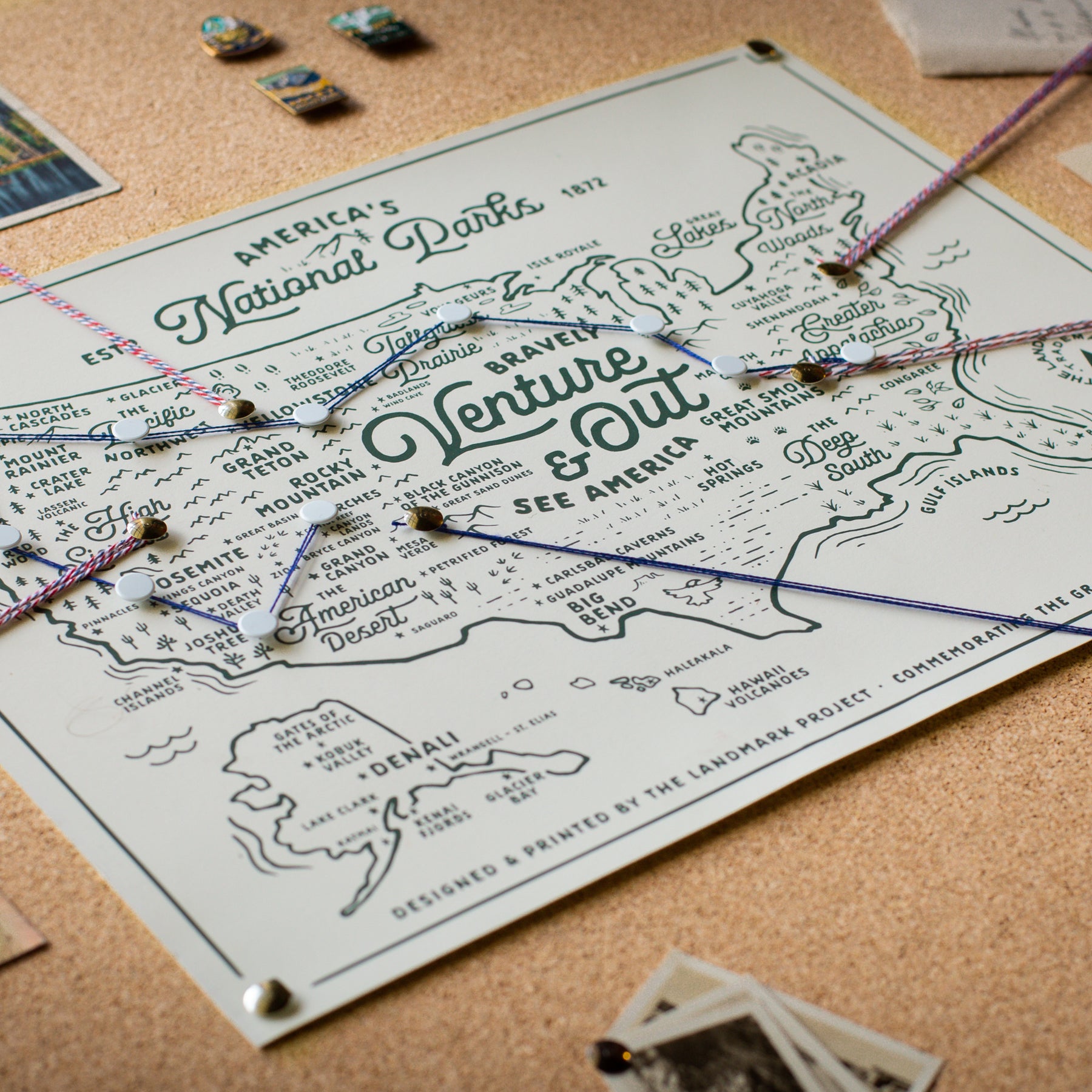 NPS Map Poster – The Landmark Project