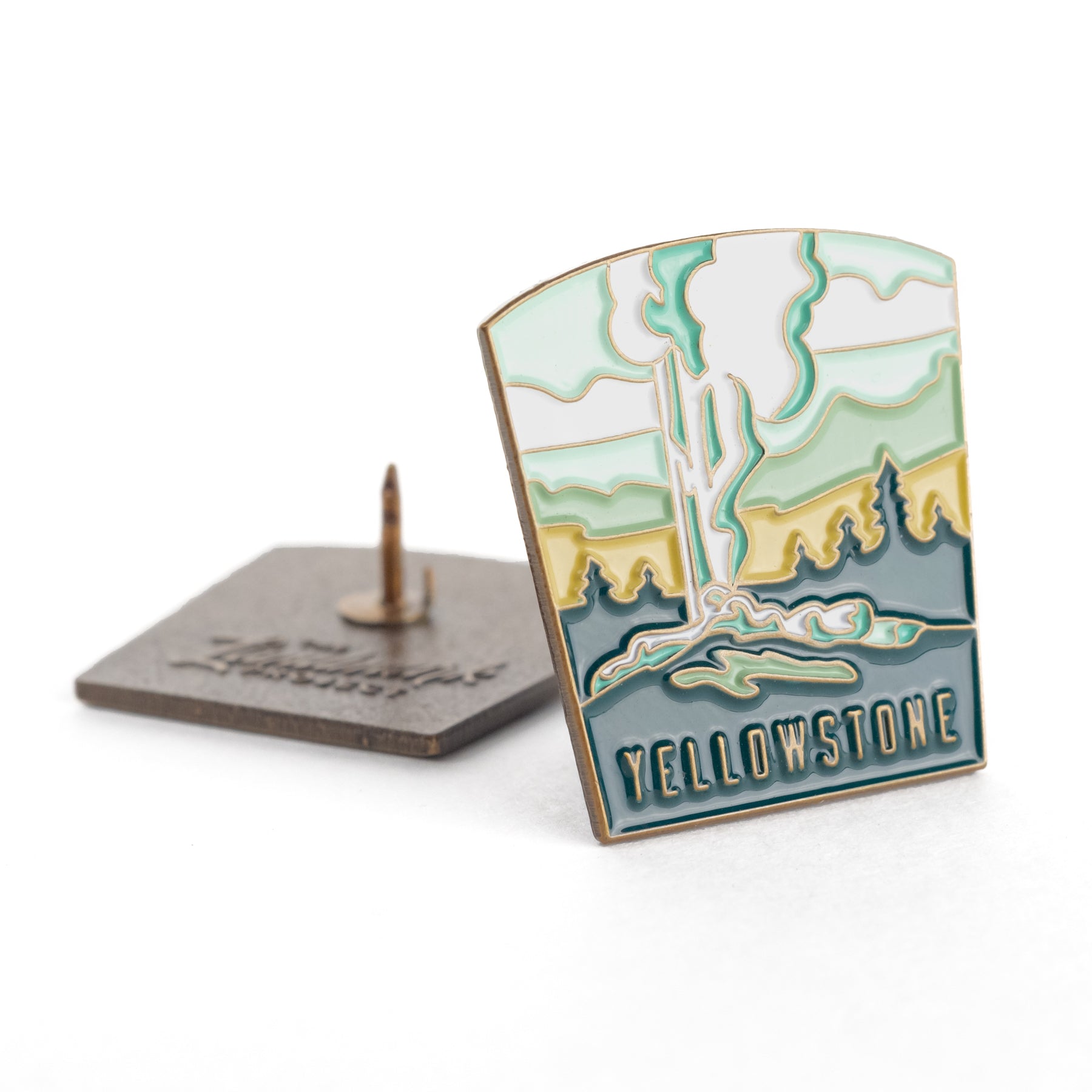 Yellowstone National Park Enamel Pin – The Landmark Project