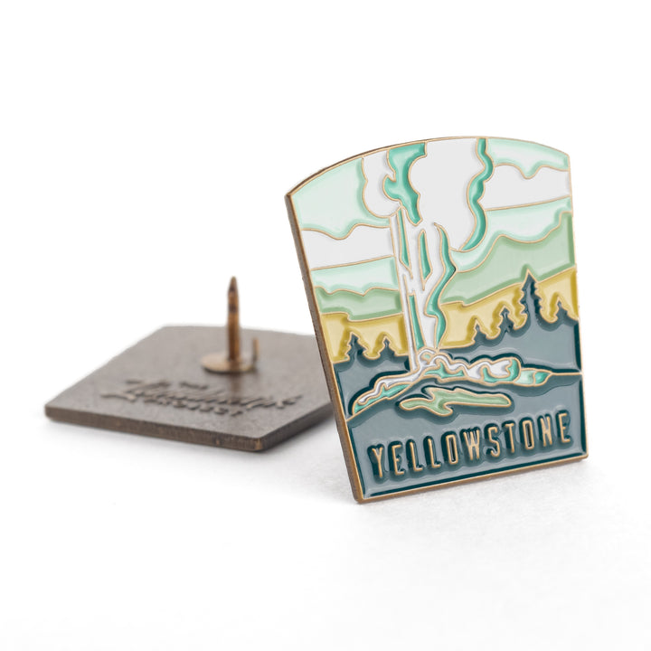 Yellowstone National Park Enamel Pin – The Landmark Project