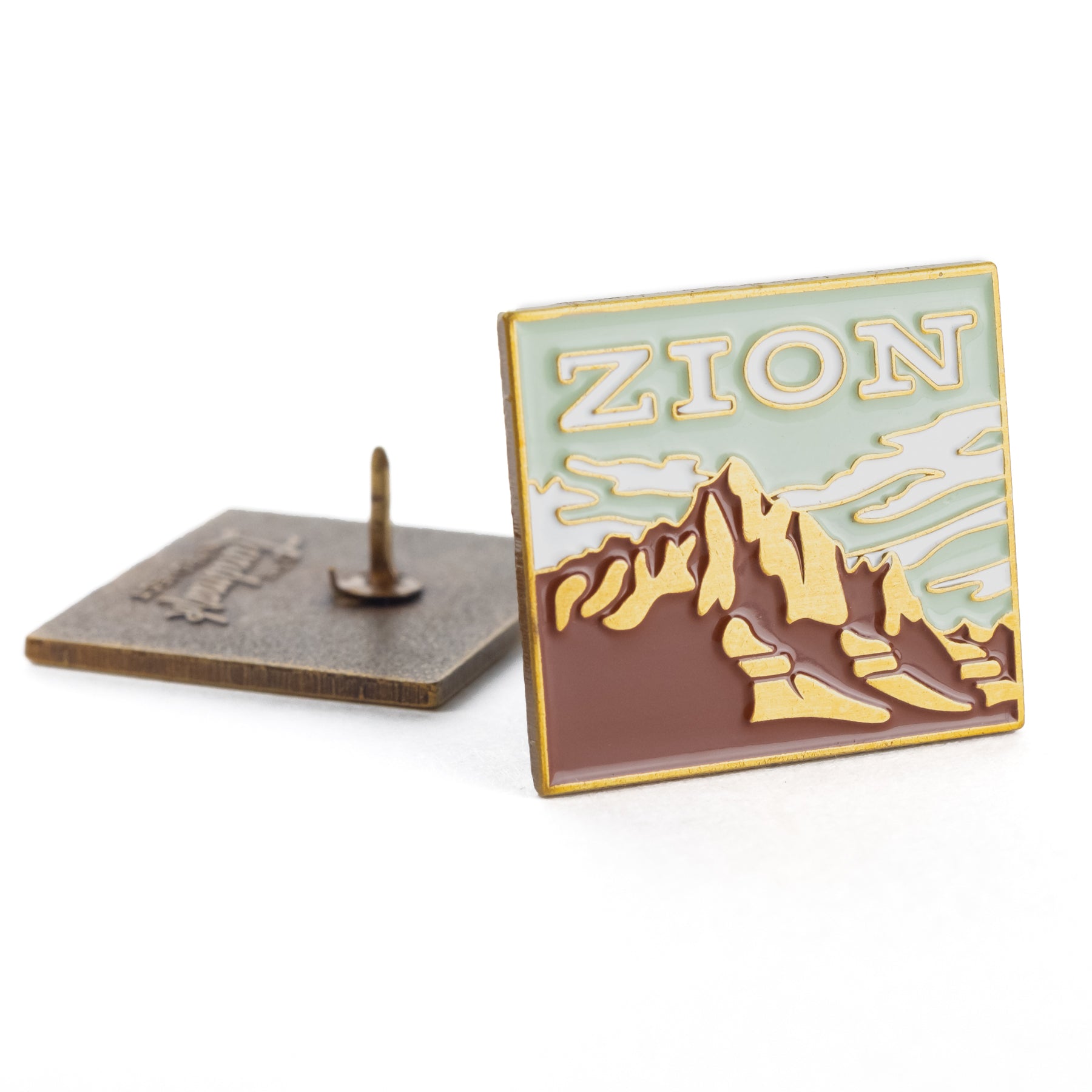 Zion National Park Enamel Pin – The Landmark Project